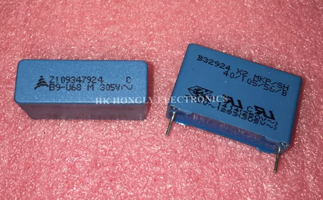 5PCS B32924 X2 MKP/SH U68 1U 2U2 3U3 4U7 K=10% M=20% 305V 0.68UF 1UF 2 ...