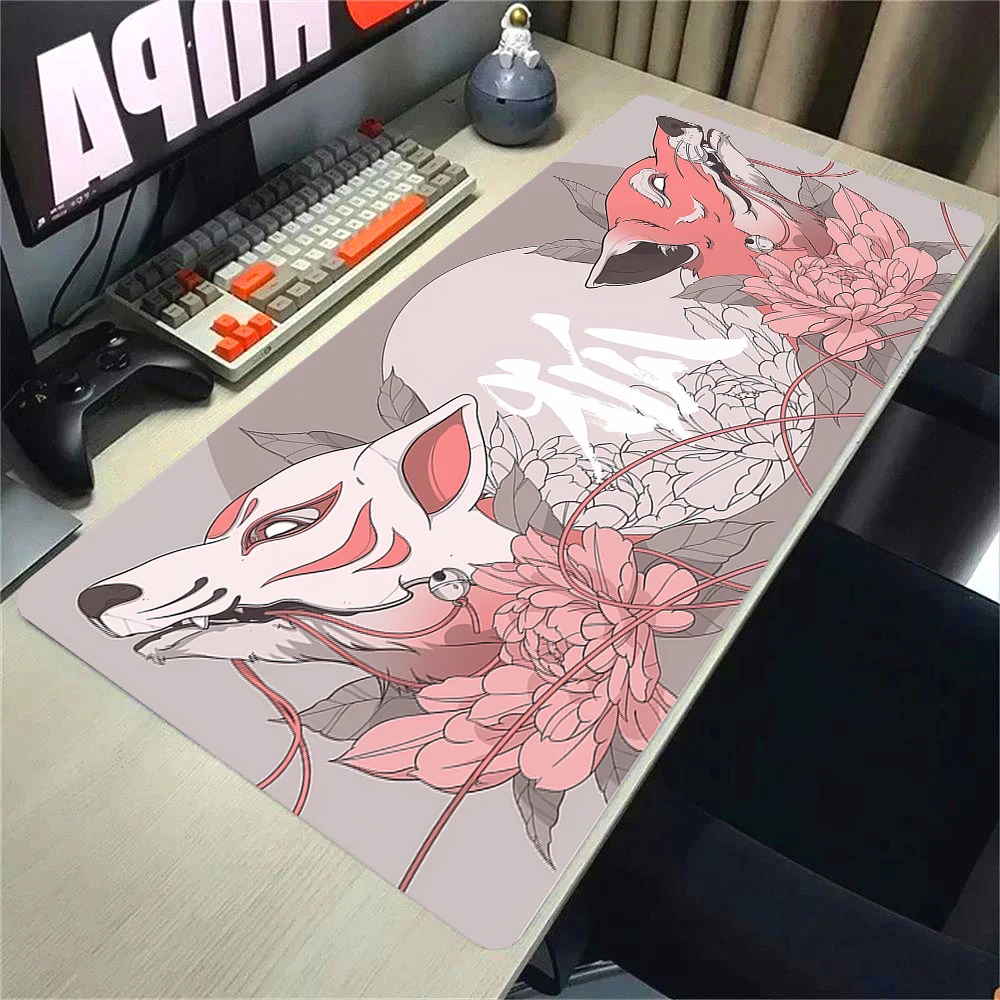 Pink Fox Large Gaming Mousepad XXL Gamer Mouse Pad 900x400 Office Long ...