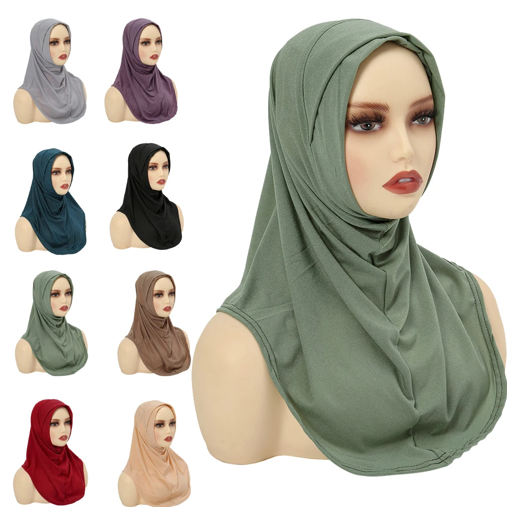 Ein-St-ck-Amira-Hijab-muslimischen-Frauen-festen-Kopftuch-Wickels-chal ...
