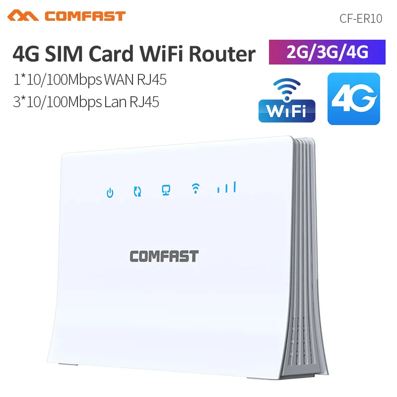 CF-ER10-4G-LTE-WiFi-Router-Portable-SIM-Card-Plug-Play-2-4GHz-300Mbps ...