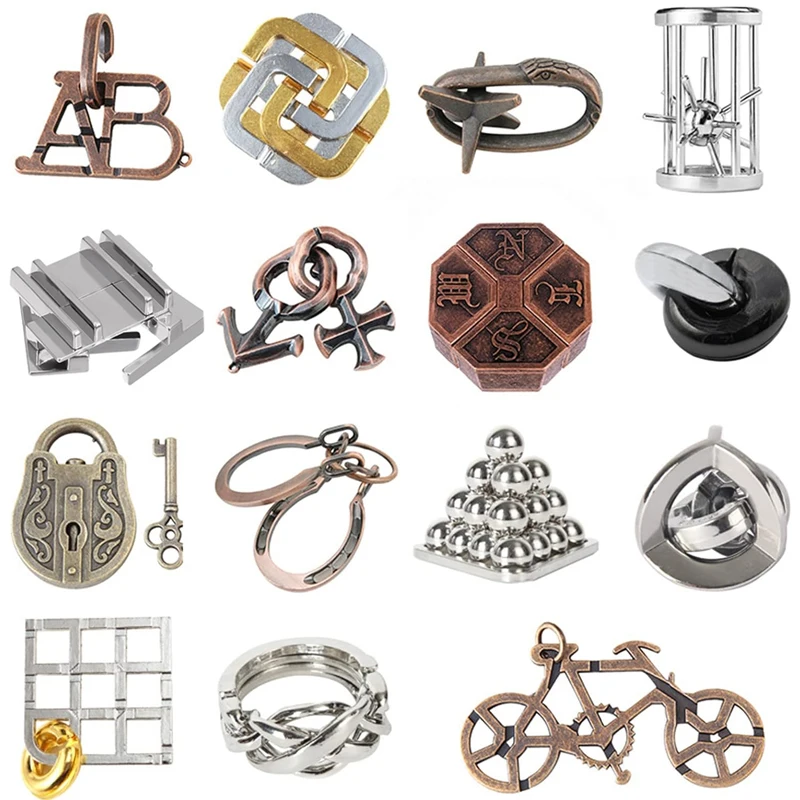 Metal-Puzzle-Brain-Teaser-For-Adults-And-Children-Rompecabezas-3D ...
