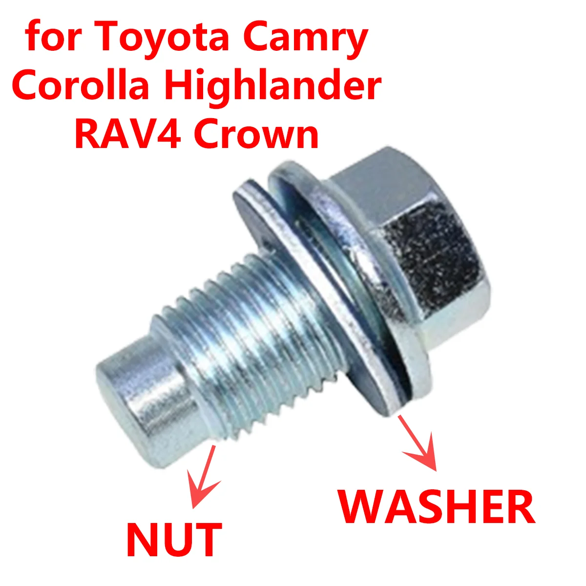 1Pc for Toyota Camry Corolla Highlander RAV4 Crown Car Oil Pan Drain ...