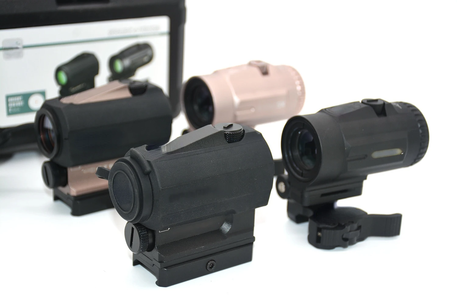 1X22 Collimator Holographic and 3X Magnification Sight Red Dot Reflex ...