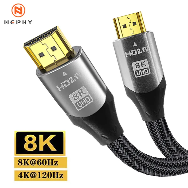 8K-HDMI-Compatible-Cable-8K-60Hz-HDMI-2-1-Cable-48Gbps-Adapter-For-RTX ...