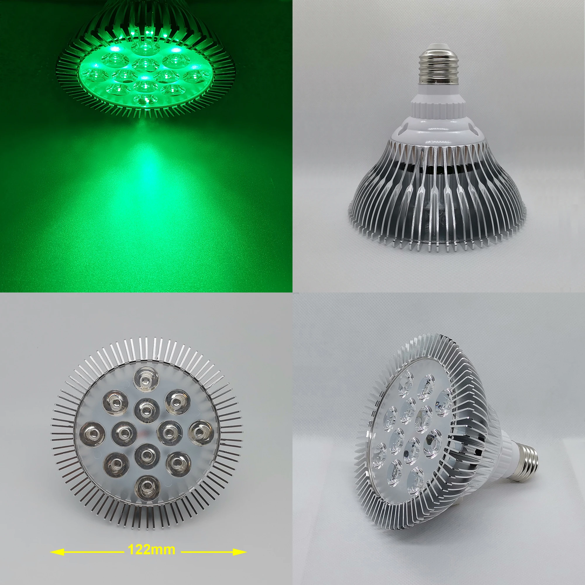 12W-24W-Green-520nm-525nm-PAR38-LED-Lamp-Spot-Light-Bulb-for-LED-Green ...