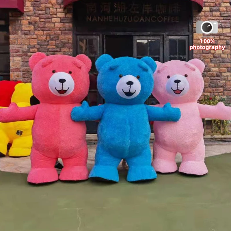 Orso-gonfiabile-peluche-mascotte-Costume-vestito-Cosplay-partito ...