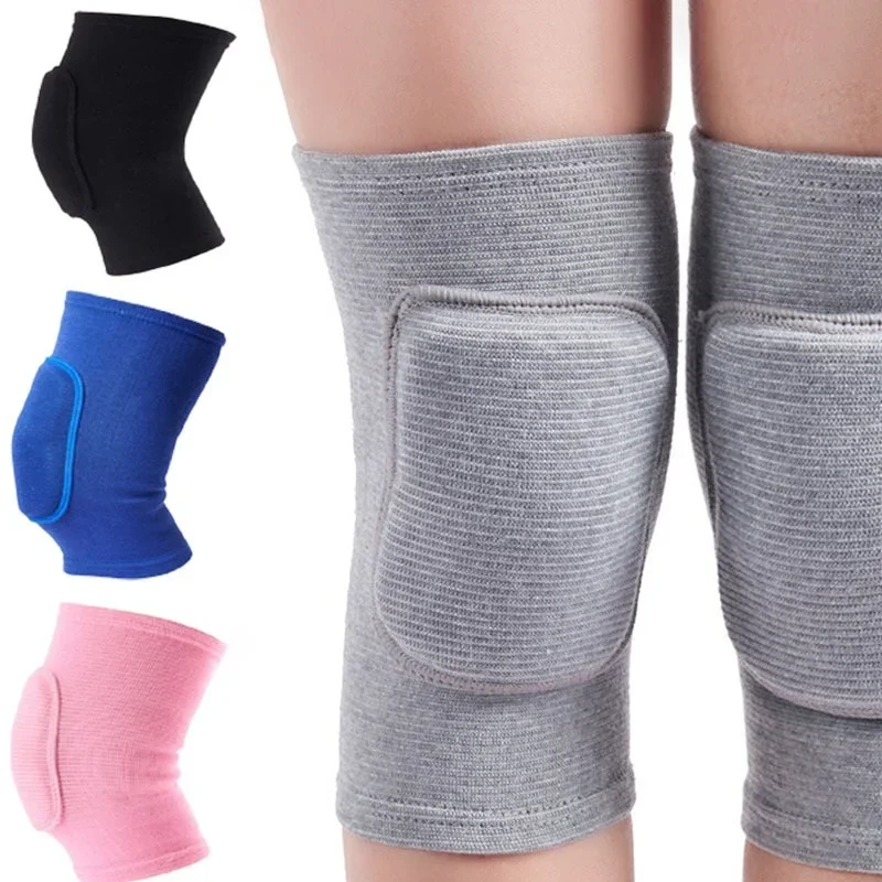 1Pair-Sports-Knee-Pad-Adults-Kid-Dance-Knee-Protector-Elastic-Thicken ...