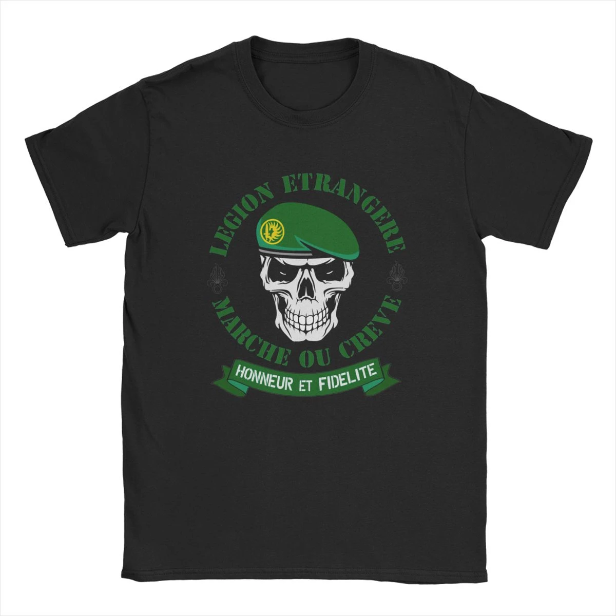 Animal Print T-Shirts For Men French Foreign Legion T-Shirts T T T ...