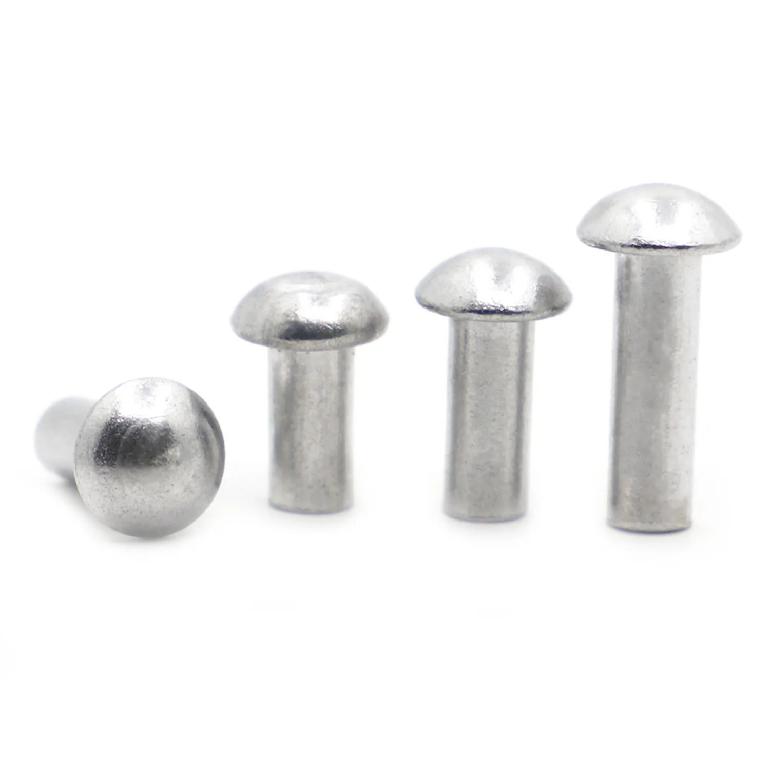 10-50pcs-GB867-Semi-round-Head-Aluminum-Rivet-Solid-Rivet-Round-Cap ...
