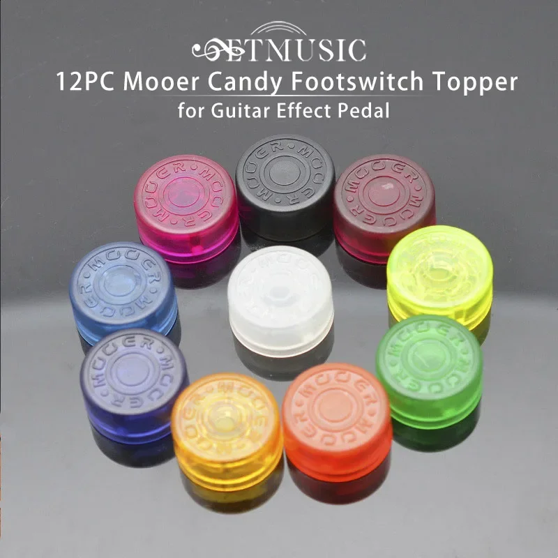 12Pcs Mooer Candy Footswitch Topper Plastic Knob Footswitch Protector ...