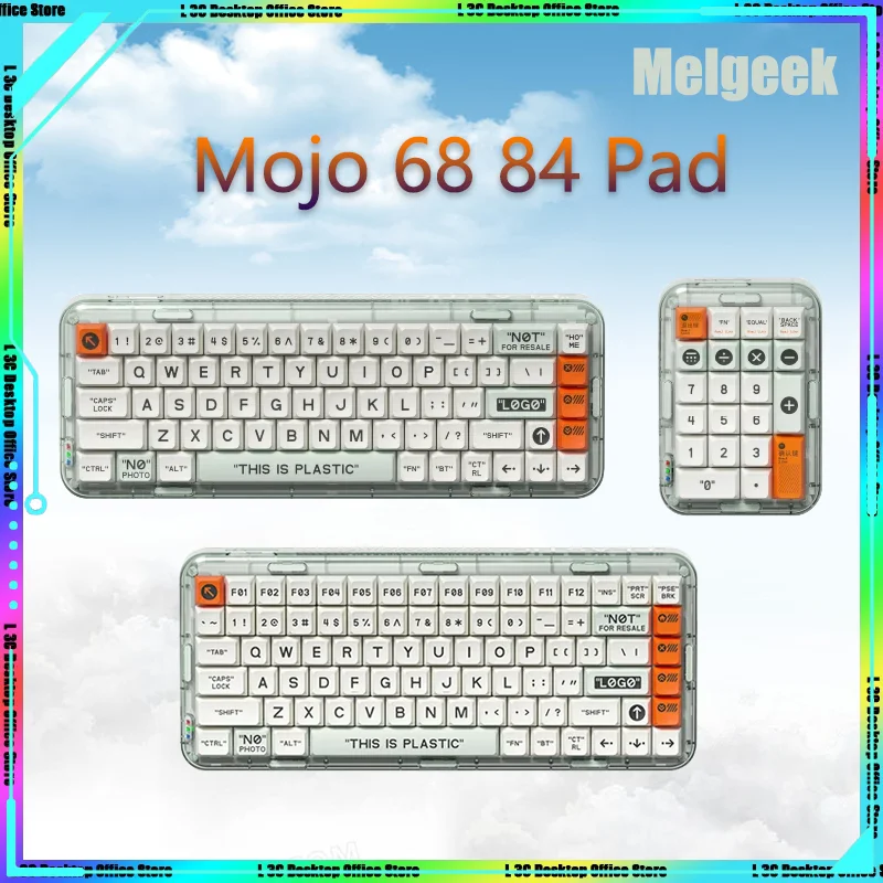 Melgeek-Mojo-68-84-Pad-Plastic-Customed-Mechanical-Keyboard-Mini-Keypad ...