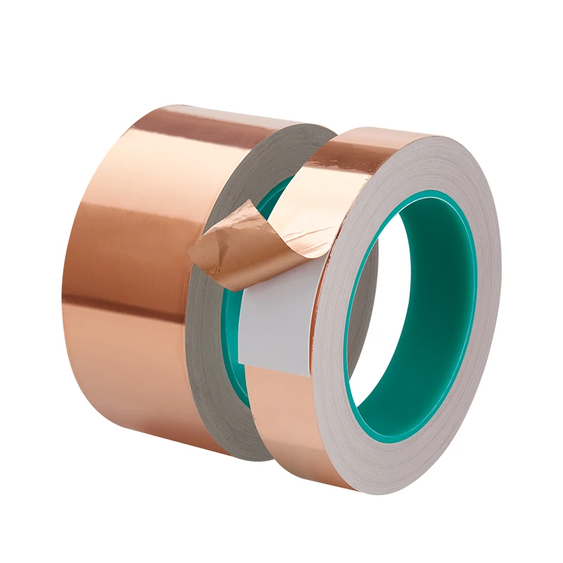 10 meters Double Side Conductive Copper Foil Tape Strip Adhesive EMI ...