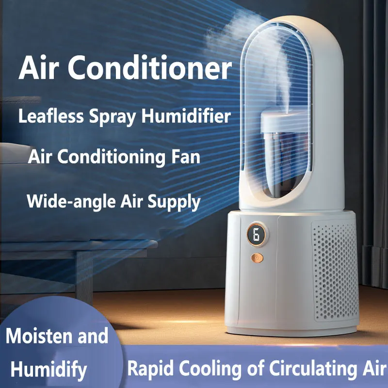 New-Xiaomi-Air-Conditioning-Bladeless-Fan-Spray-Cooling-Air-Circulating ...