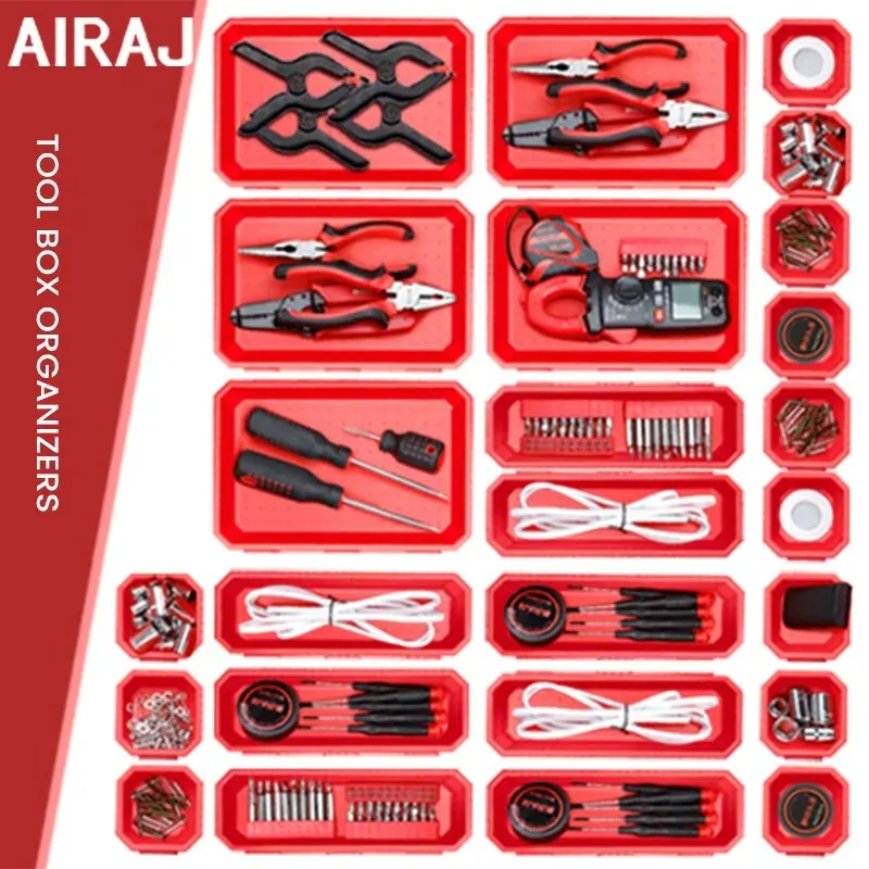 AIRAJTool-Box-Organiser-3-Sizes-Storage-Box-PP-Material-Interlocking ...
