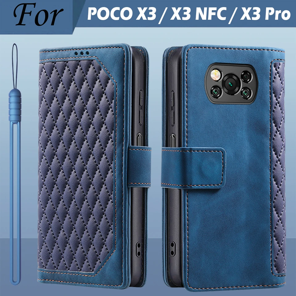 For-Xiaomi-POCO-X3-NFC-Phone-Case-X-3-Pro-Magnetic-Wallet-Flip-Leather ...