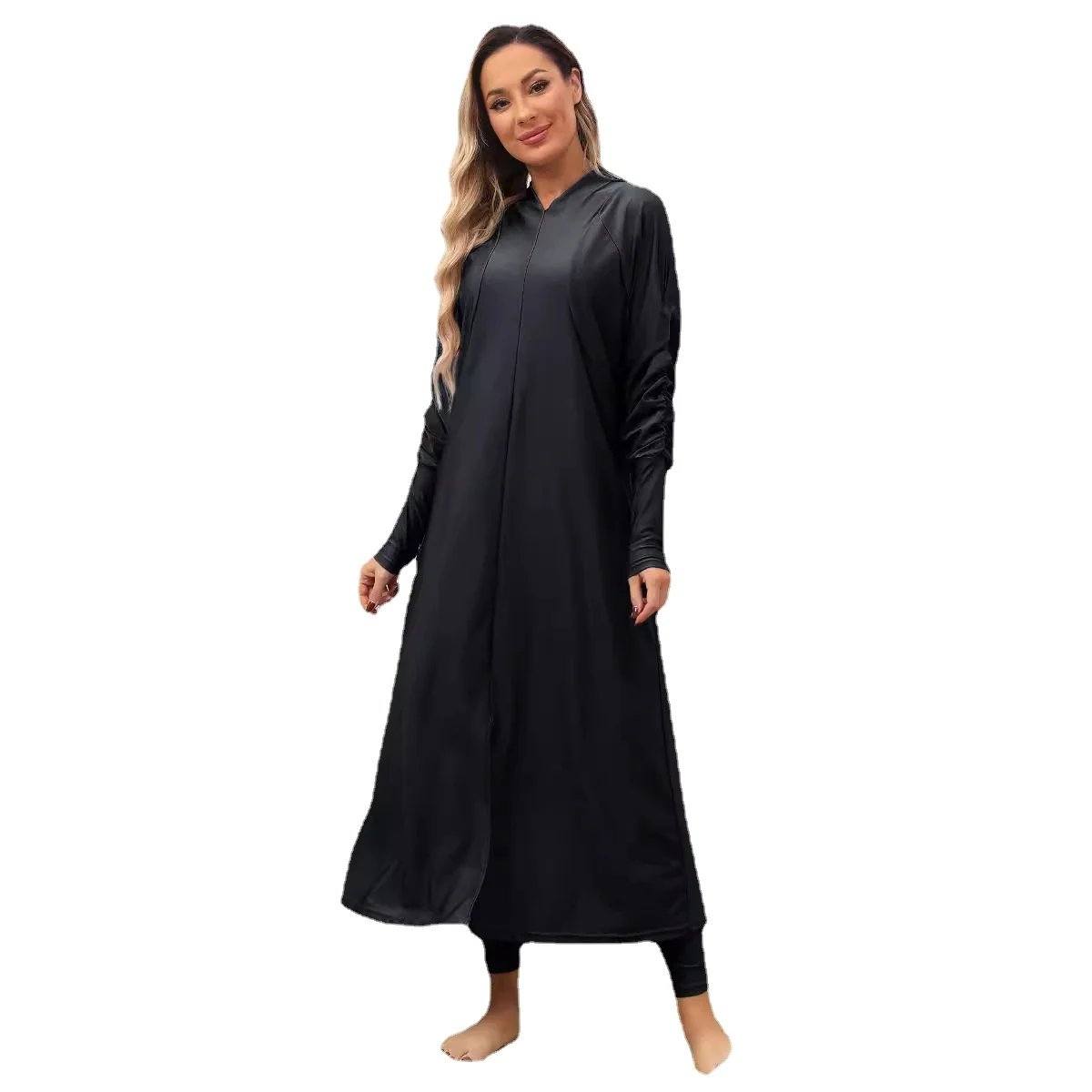 Swimsuits-for-Hijabis-Black-Full-Coverage-Long-Sleeve-Muslim-Swimwear ...