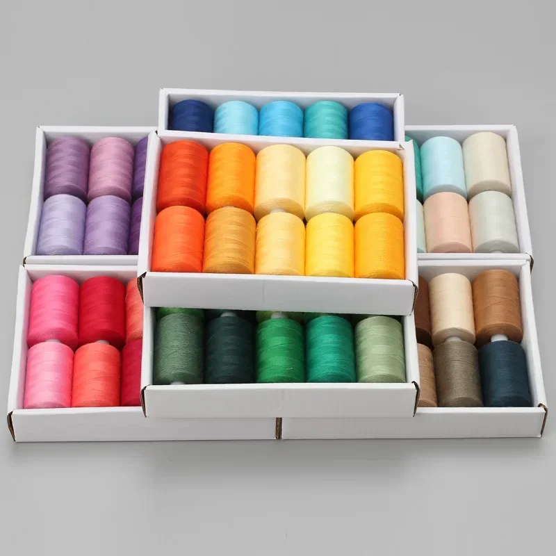 402-Sewing-Thread-Home-Hand-Sewing-Thread-Multicolor-10-color-Set-1000 ...