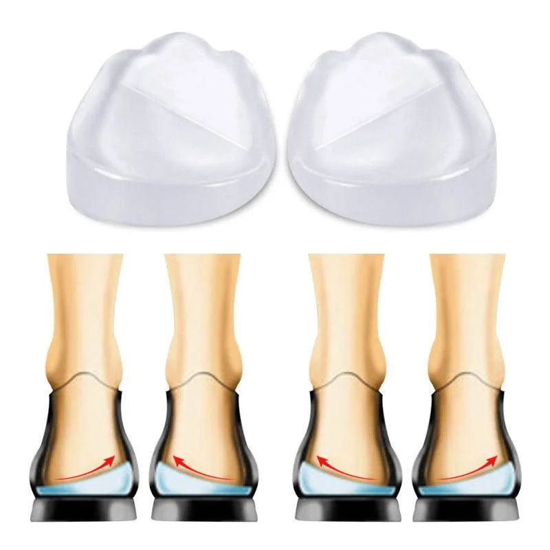 2PCS-Medial-Lateral-Heel-Wedge-Silicone-Insoles-Supination-Pronation ...