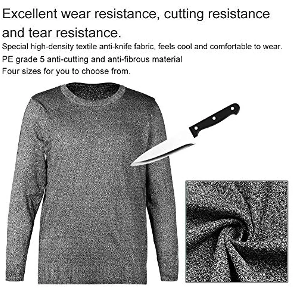 5-level-Protective-Gear-with-Round-Neck-and-Long-Sleeves-Safety ...