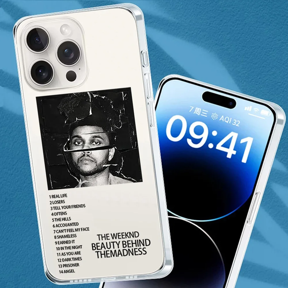 The Weeknd Singer Phone Case for iPhone 12 11 13 14 15 16 Max Pro Plus ...