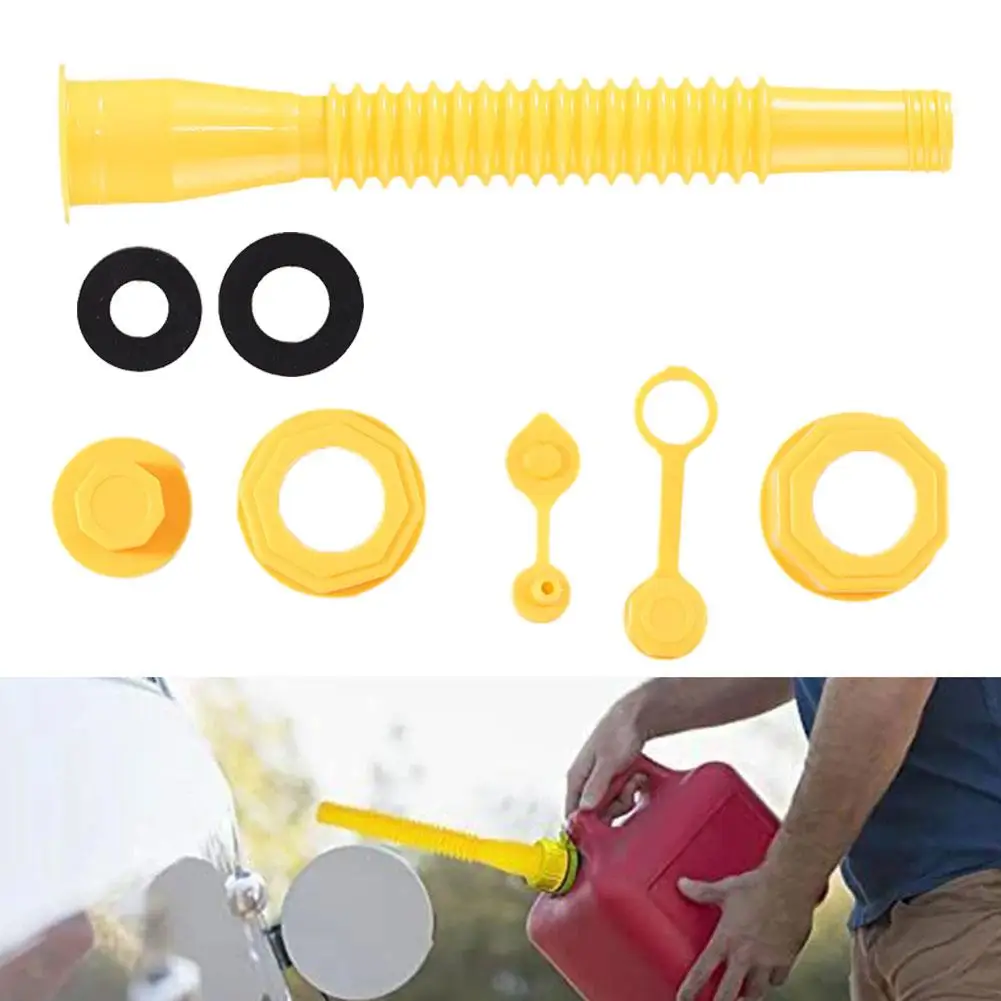 Gas-Can-Spout-Replacement-Gas-Can-Nozzle-with-Screw-Collar-Caps-with ...
