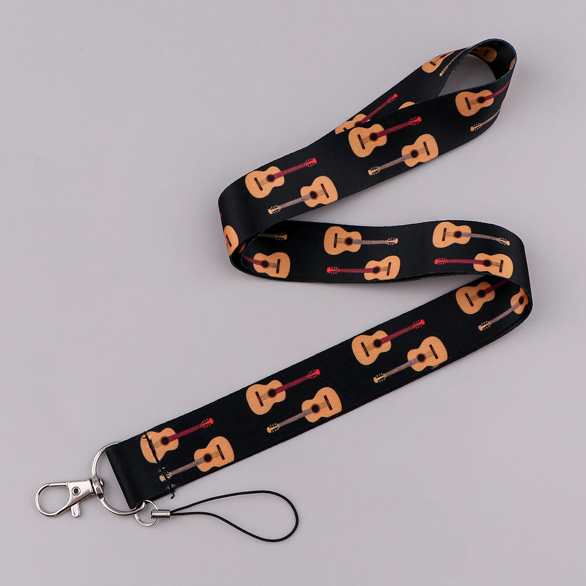 Guitar Lanyards for Keys Music Lover Neck Strap ID Card Gym Cell Phone ...