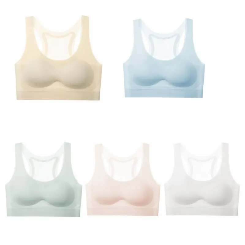 Kids-Bras-Young-Girls-Underwear-Teenage-Training-Bras-Solid-Color ...