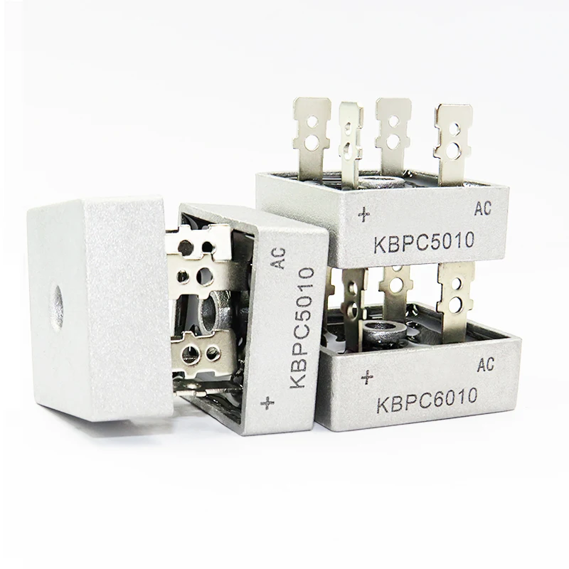 3PCS KBPC1010 KBPC1510 KBPC2510 KBPC3510 KBPC5010 KBPC6010 10A 15A 25A ...