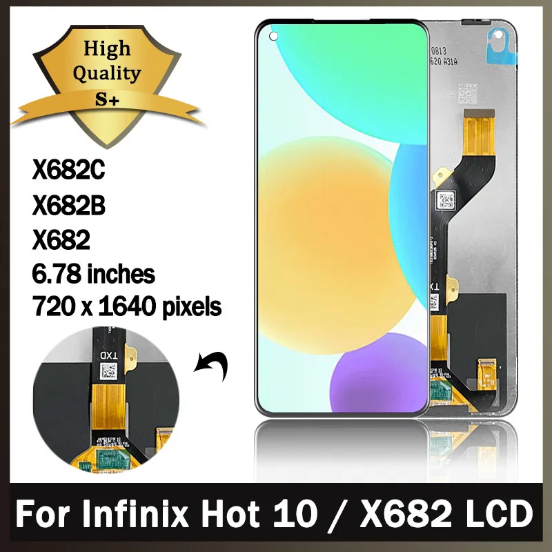 Original-For-Infinix-Hot-10-LCD-Display-Touch-Screen-Digitizer-Assembly ...
