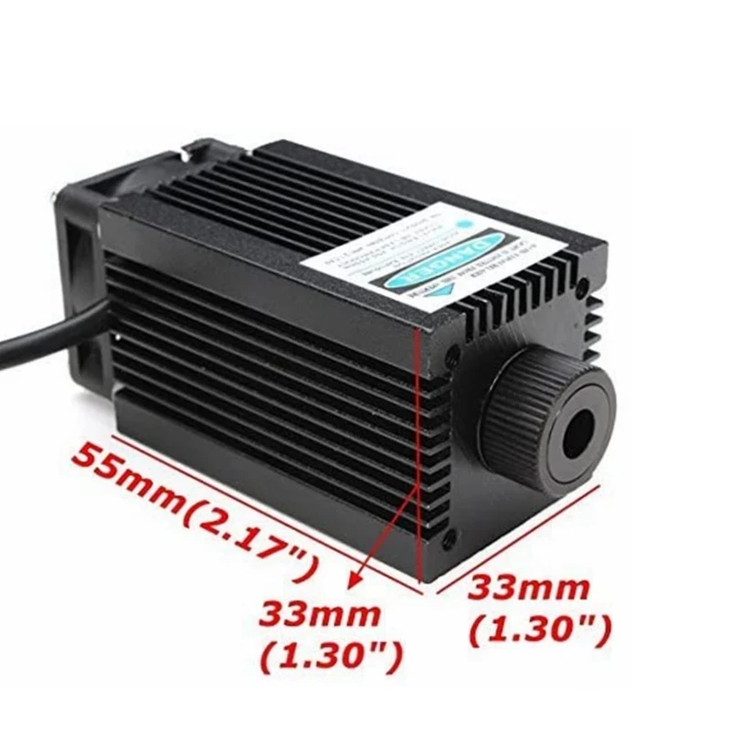 450nm 1W 1000mW Blue Laser Module with Holder For DIY Laser Cutter ...