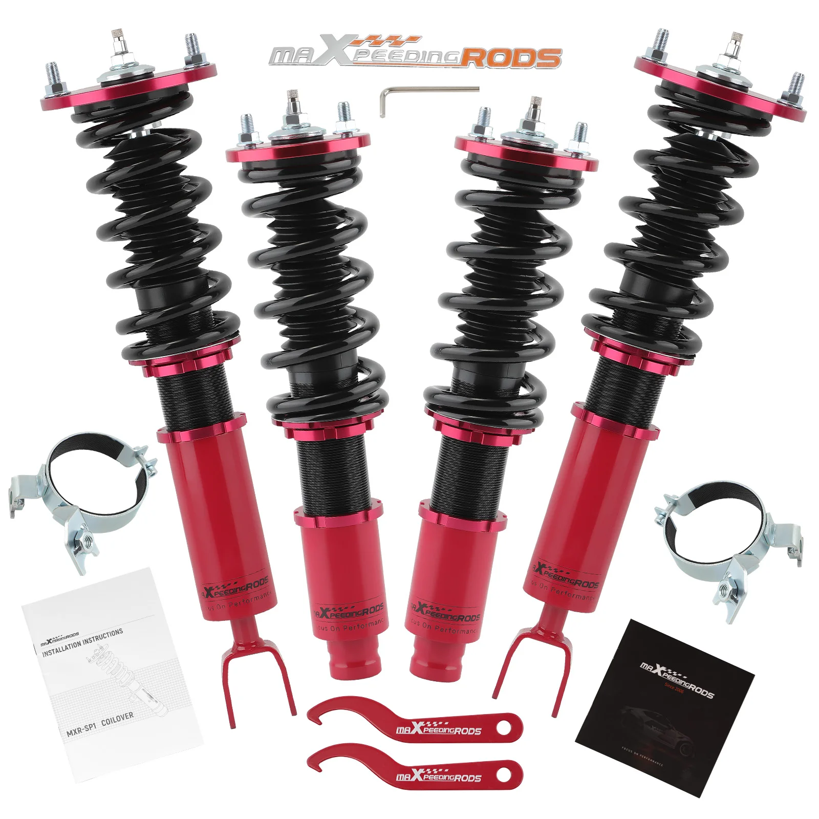 Maxpeedingrods-24-Way-Adjustable-Coilover-Suspension-Set-For-Honda ...