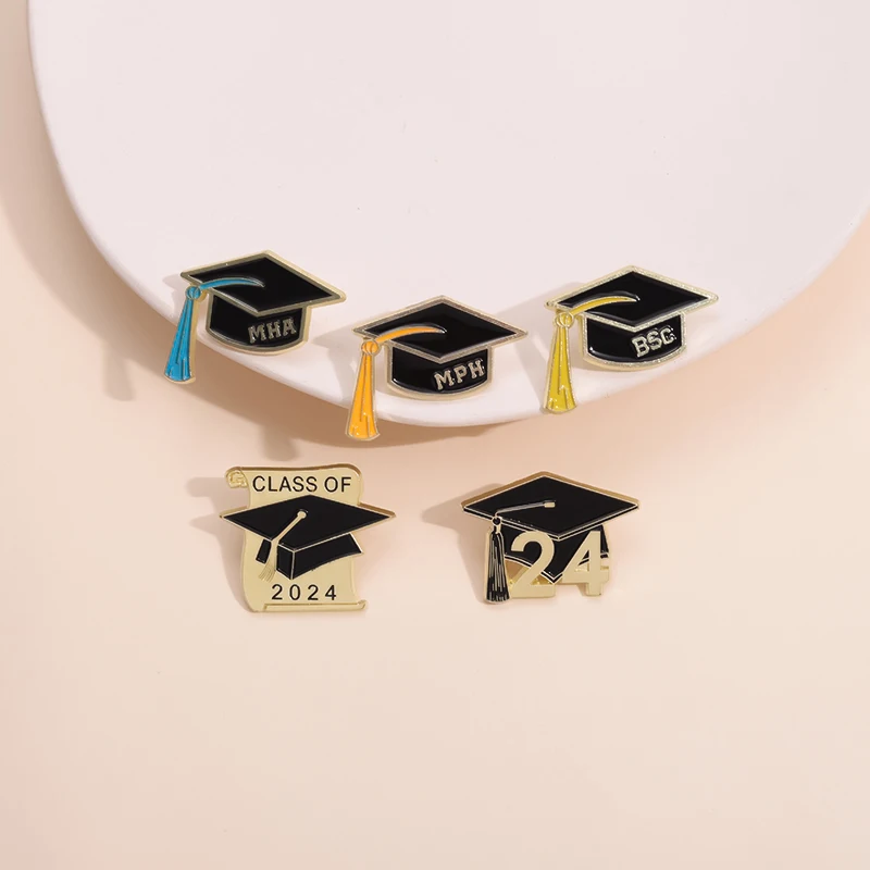 Graduation-Season-Doctor-Hat-Enamel-Pins-Bsc-Mph-Mha-Class-Of-2024 ...