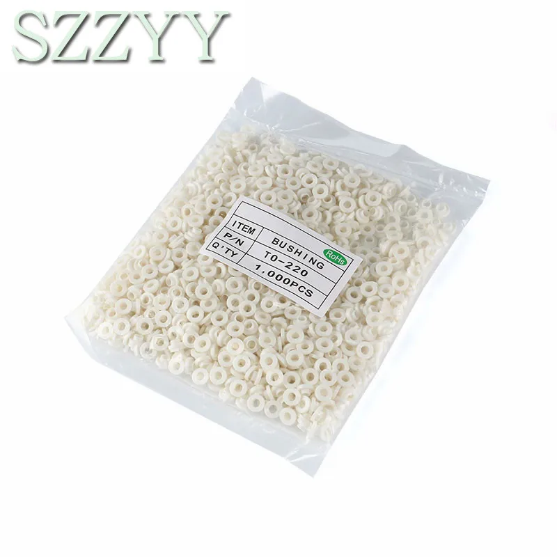 1000pcs-Insulating-Tablets-Insulation-Bushing-Transistor-Pads-Circle-TO ...