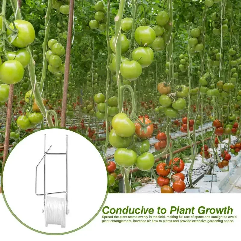 3/6/10PCS Tomato Roller Hooks Widely Used Vine Crop Trellis Roller ...