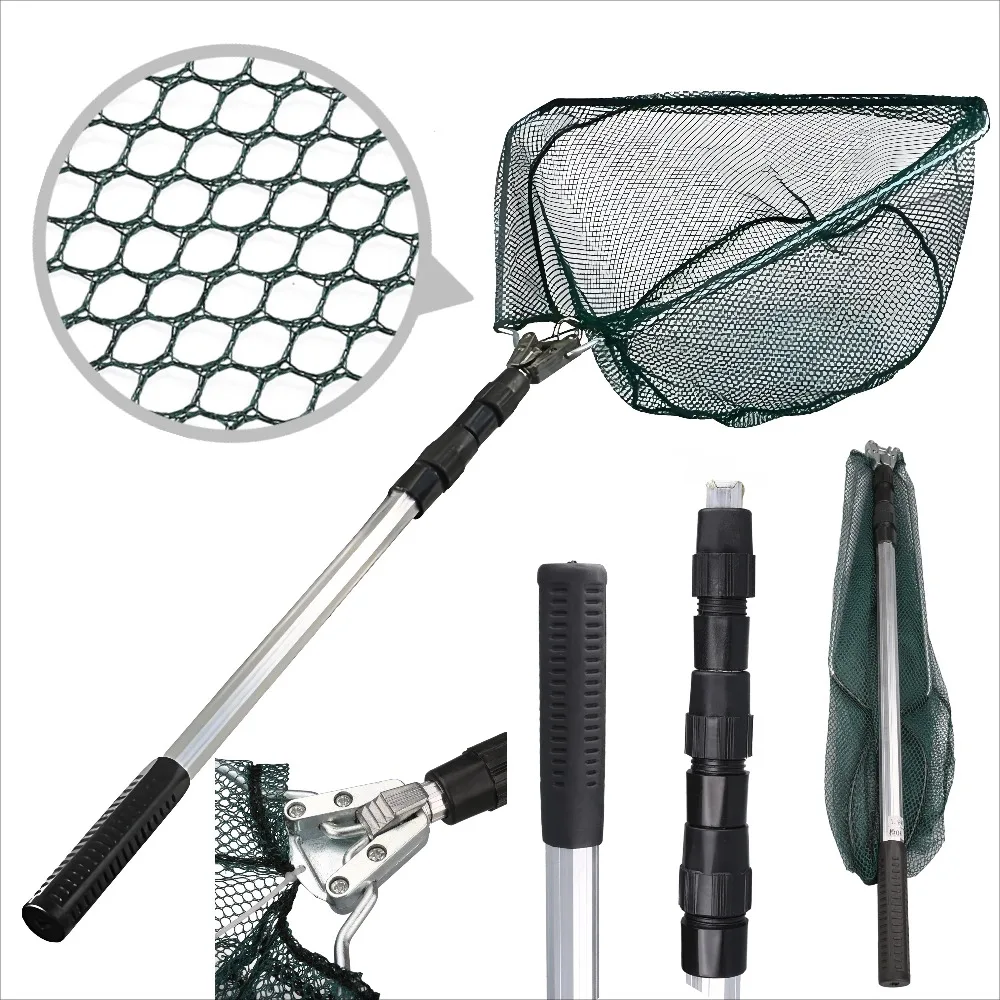 Telescopic Fishing Net 190CM Portable Extending Landing Net with ...