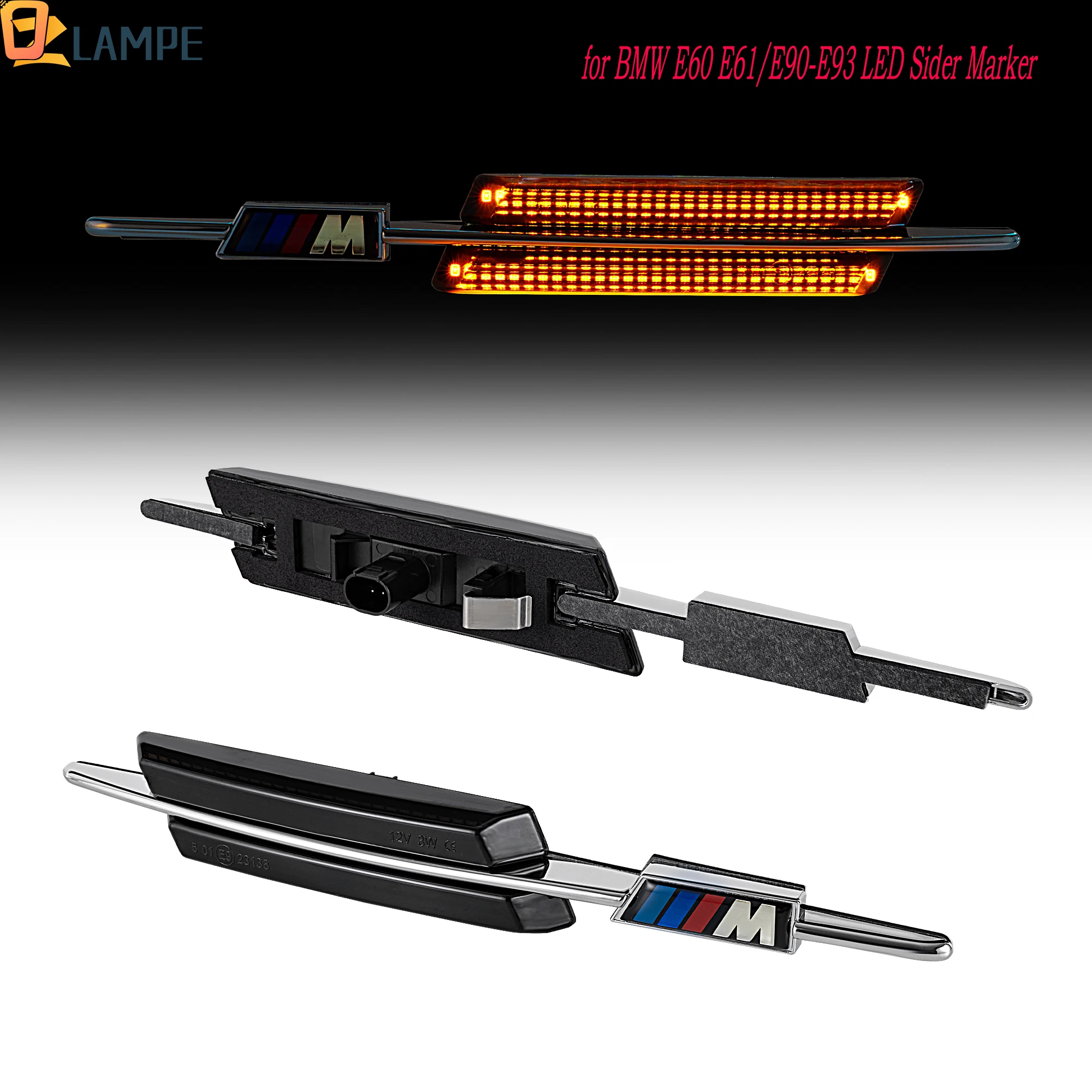 2Pcs-Dynamic-LED-Turn-Signal-Indicator-Light-Side-Marker-Lamp-For-BMW ...