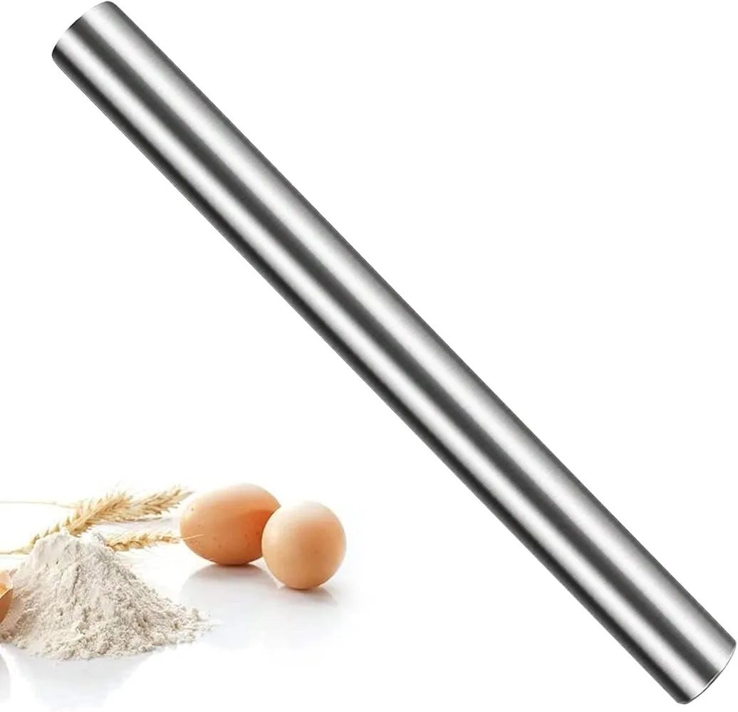 20/25/30cm Stainless Steel Non-Stick Rolling Roller Dough Bake Pizza ...