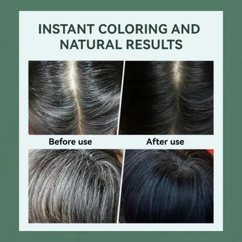 80ml Natural Black Fruit Extract Hair Color Essence Easy to Use Dyeing ...