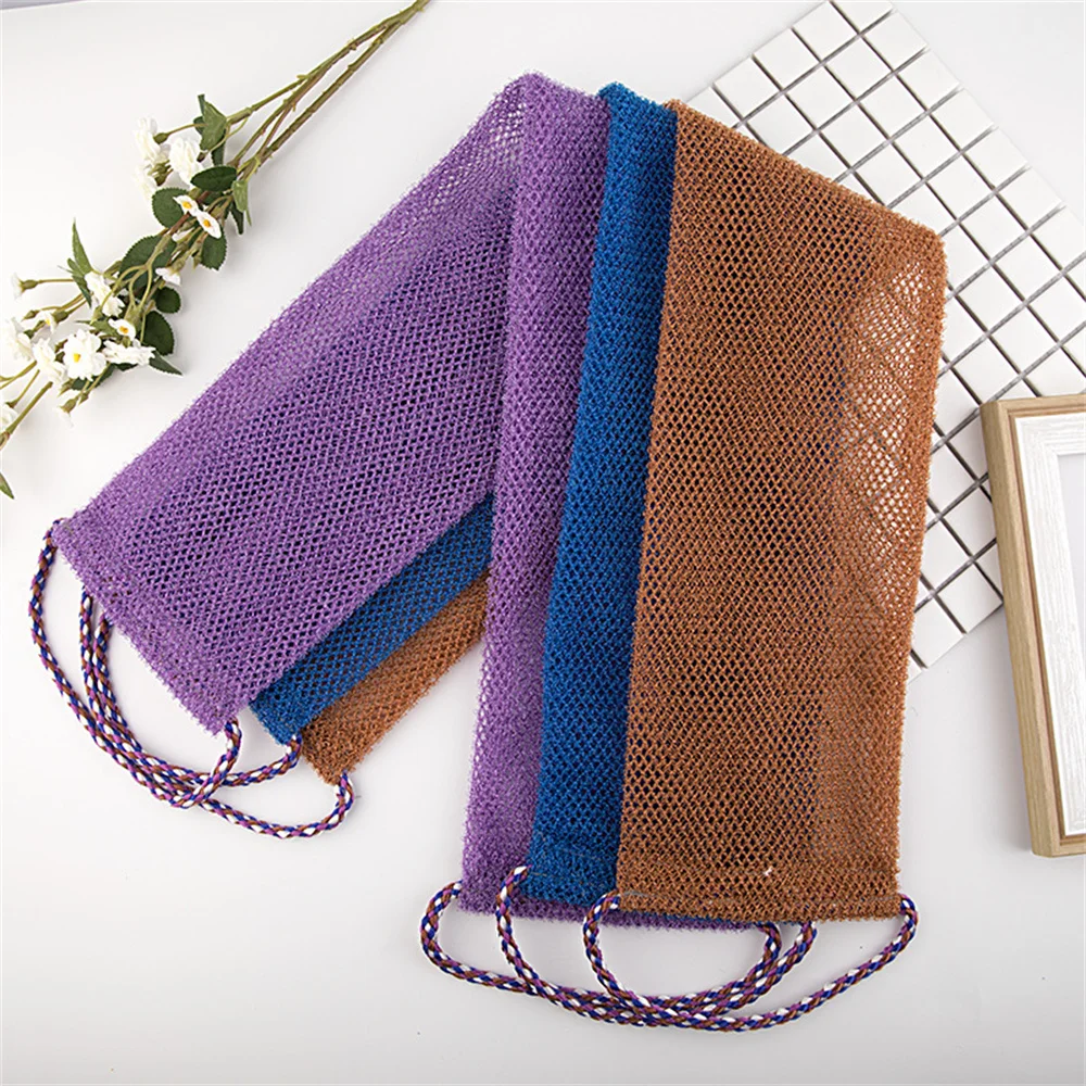 Back-Scrubber-Bath-Towel-Strap-Shower-Exfoliating-Bath-Belt-Bathroom ...