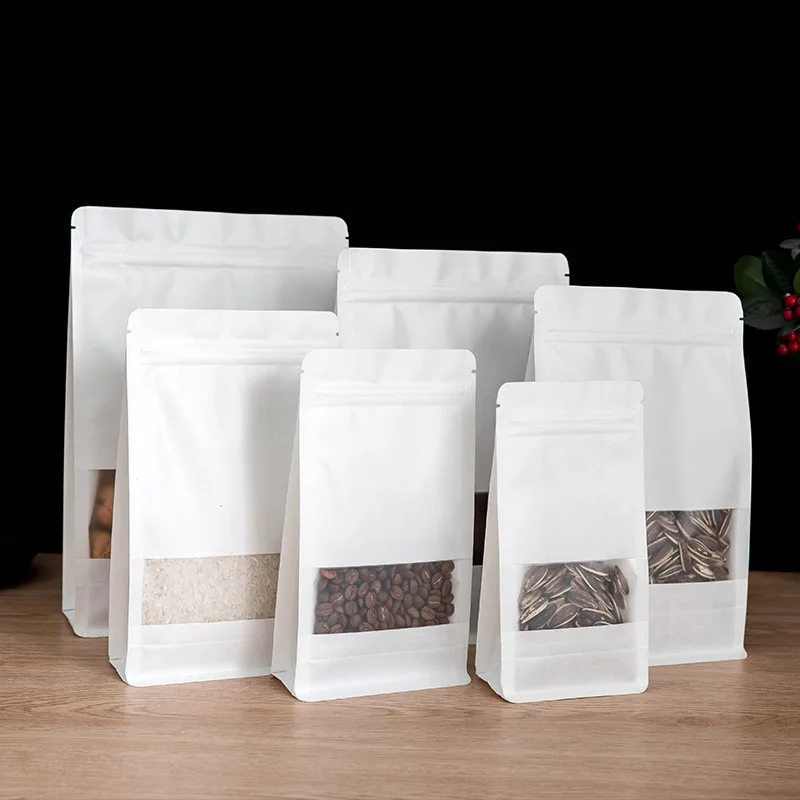 White Food Packaging Bags