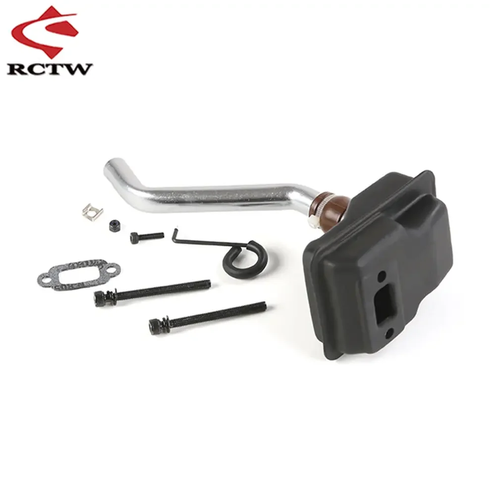 23CC-36CC-Engine-Silencer-or-Exhaust-Pipe-Kit-for-1-5-HPI-ROFUN-ROVAN ...