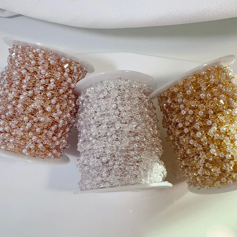 1meter-Crystal-Bead-Open-Link-Necklace-Chains-Bracelets-Bulk-Metal ...