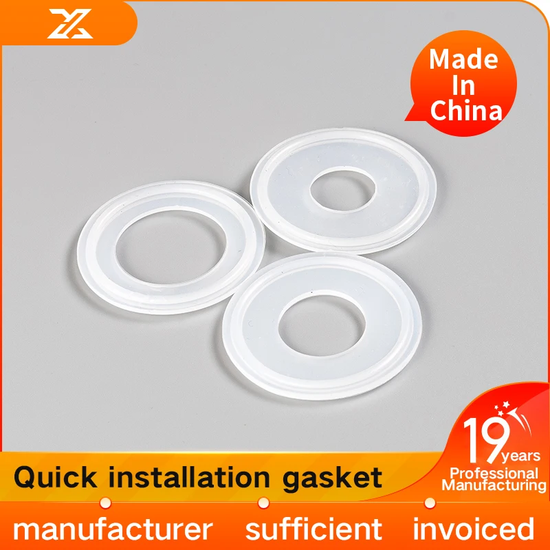 Silicone quick fit gasket, food hygiene grade circular sealing gasket ...