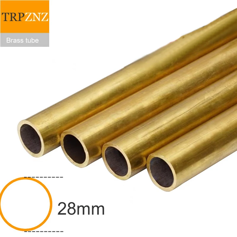 H62-brass-tube-pipe-outer-diameter-28mm-wall-thickness-3mm-inner-22mm-copper-pipe-Capillary ...