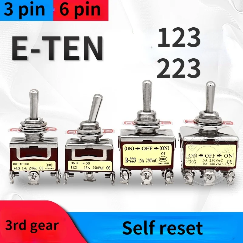 1pcs Toggle switch 1021 high current silver contact toggle swing arm ...