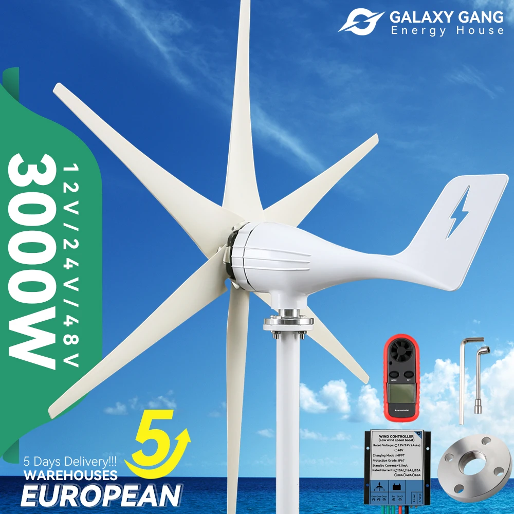 Wind Turbine Generator For Home Use