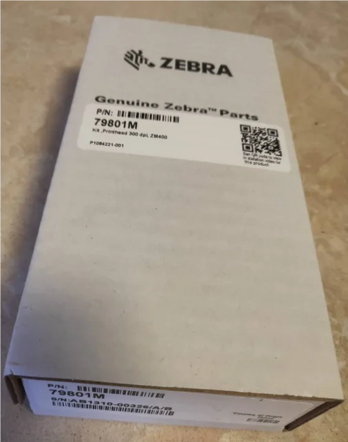 New original printhead for ZM400 300 dpi thermal print head P/N: 79801M ...