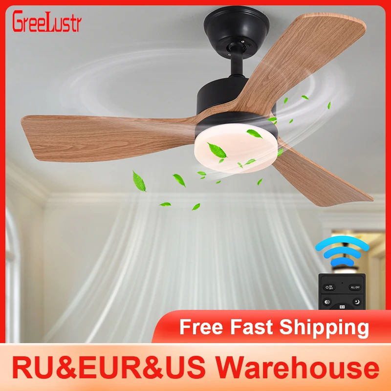 Ceiling Fan Lamp RGB Led Modern Fan Light RC Dimming Pendant Fan Light ...