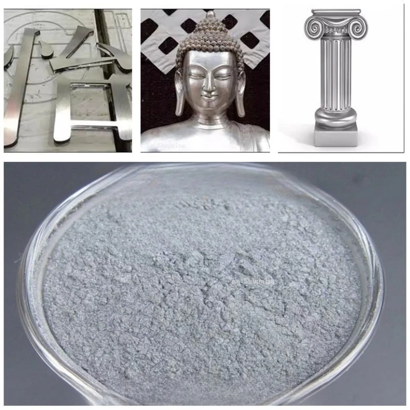 100g/200g/500g High-purity Ultrafine Aluminum Silver Powder Strong ...