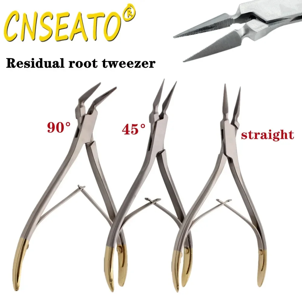 Dental-Residual-Root-Tweezers-Forceps-Tooth-Extractor-Plier-Fragment ...